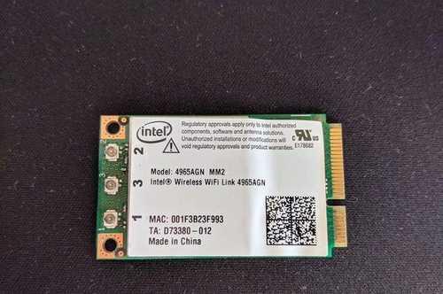 WiFi-модуль mini PCI-e Intel 4965AGN MM2