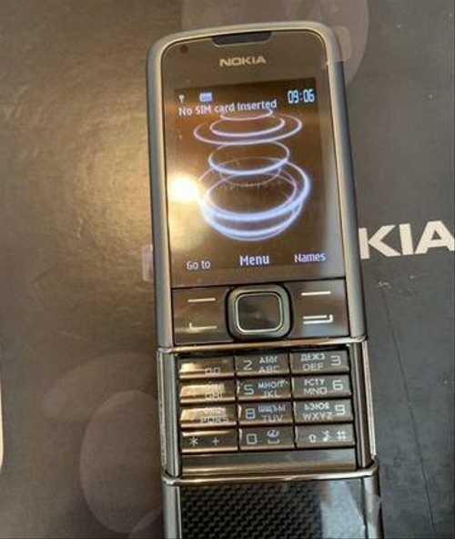 Телефон Nokia 8800 Arte Carbon. Новый абсолютно. П