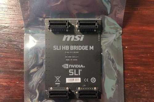 SLI мост MSI / MSI 2-way SLI HB bridge M (60) мм