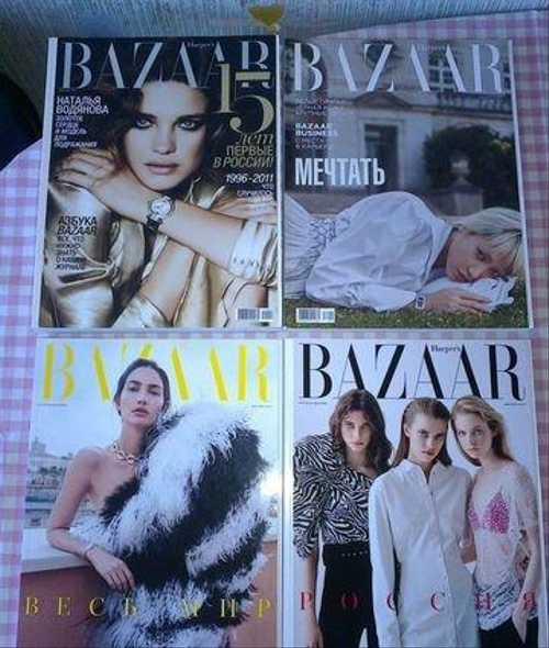Журналы bazaar -elle - tatler
