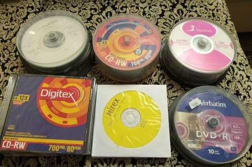 Чистые DVD и CD диски (болванки)