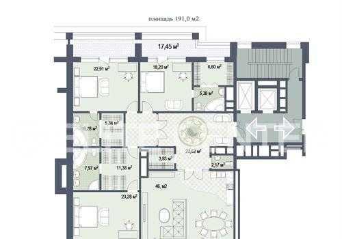 5-к квартира, 200 м², 8/8 эт.