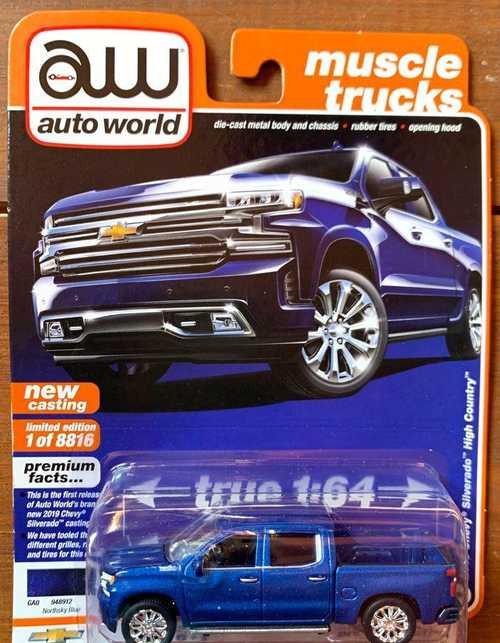 Auto World 2019 Chevy Silverado High Country 1:64