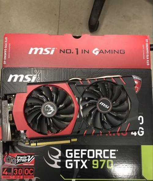 Продам msi geforce gtx 970