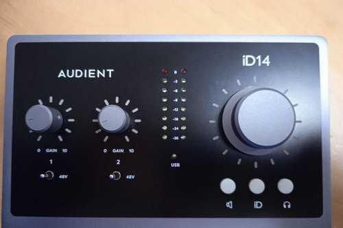Audient ID14 mkii студийный USB-аудиоинтерфейс