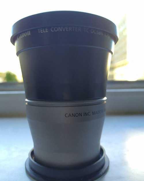 Объектив canon tele converter tc- dc58 n 1.75x с а