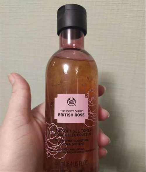 The body shop тоник для лица британская роза