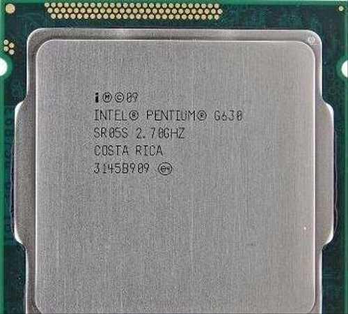 Процессор s1155 Pentium G630 (3M Cache, 2.70 GHz)