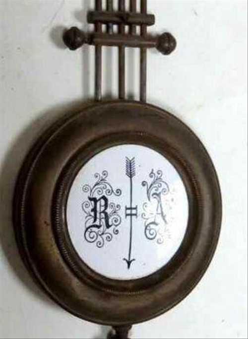 Маятник настенных старинных часов Gustav Becker
