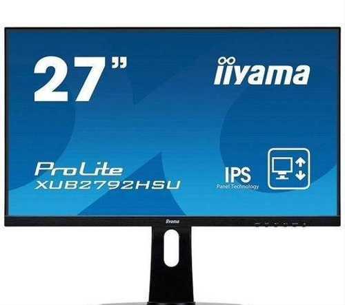 Новый iiyama 27" XUB2792HSU-B1 черный (IPS LED 192