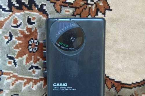 Casio AS - 240R кассетный плеер