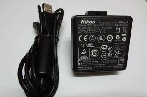 Зарядное устройство nikon eh-69p