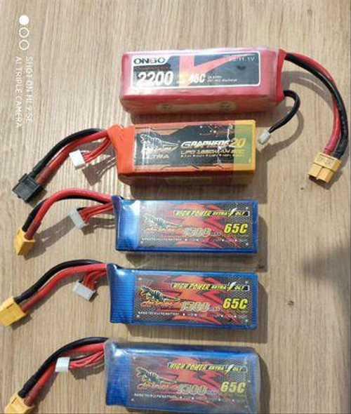 Аккумуляторы lipo 3s, 4s