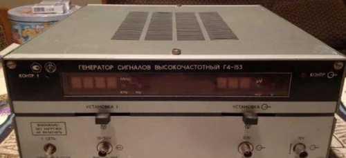 Радиодетали генератор г4-153 СССР