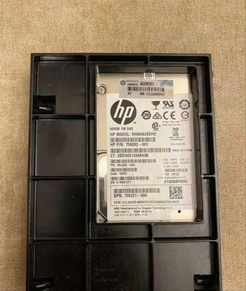 Жесткий диск sas HP 600GB eh0600jedhe