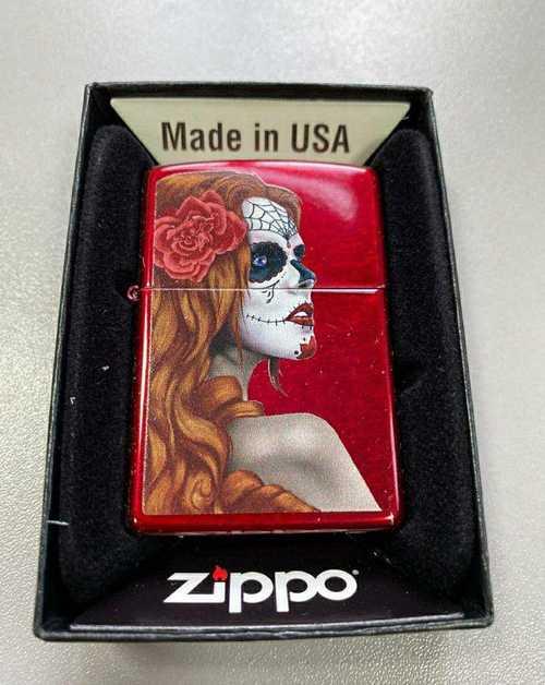 Zippo зажигалка Classic Candy Apple Red Арт:28830