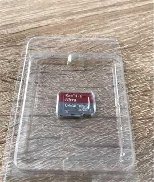Карта памяти MicroSD 64g