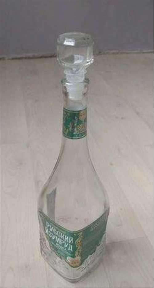 Бутылка-графин стеклянная