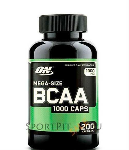 Optimum Nutrition bcaa 1000 (200 капсул)