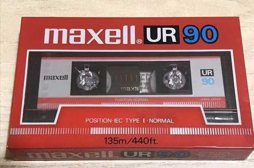 Аудиокассета Maxell UR90 (Made in Japan) 1985 год