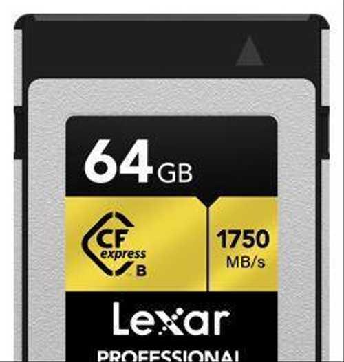 Карта памяти Lexar CFexpress 64gb