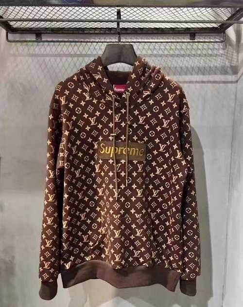 Толстовка Суприм х Луи Витон / Supreme x LV