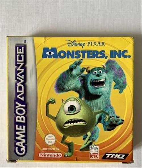 Игра для GBA Monster inc. disney pixar