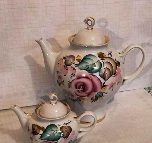 Чайники заварочные лоз Розы, СССР