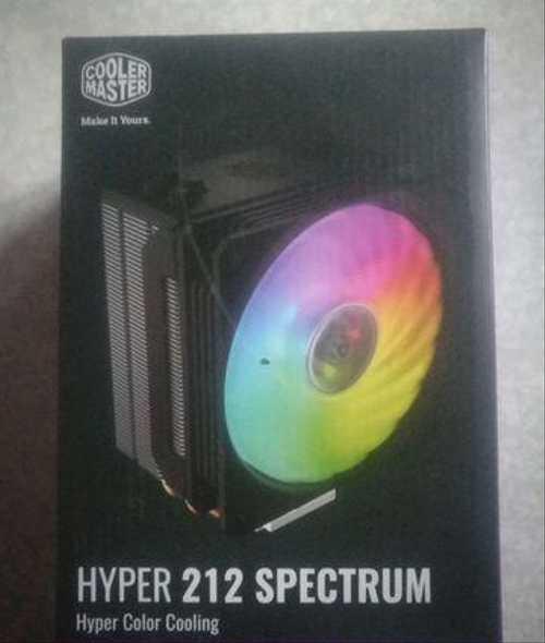 Кулер процеccорный cooler master hyper 212 spectru