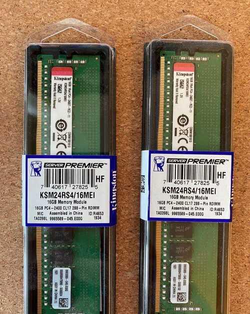Оперативная память DDR4 Kingston KSM24RS4/16MEI 16