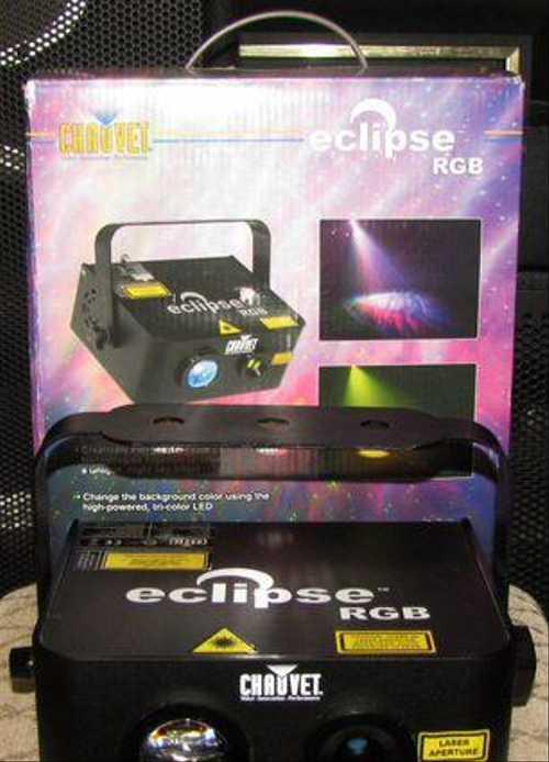 Лазер Chauvet Eclipse RGB LED светомузыка Mic DMX