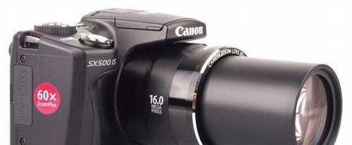 Псевдозеркальный Canon SX500 IS(16мп/с 30х зумом)