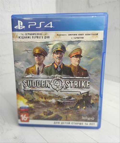 Диск Ps4 Sudden Strike 4