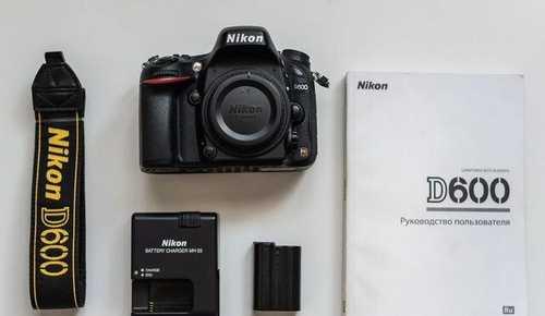 Nikon D600 body (Full frame)