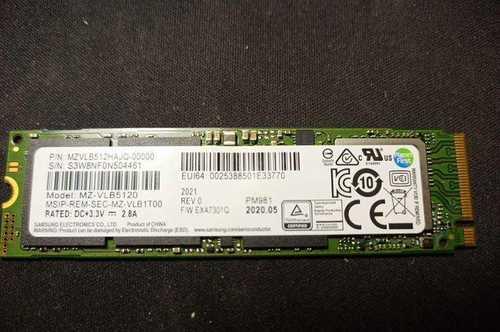 Samsung SSD M2 nvme 512gb