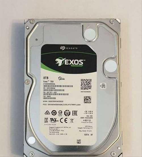 Жесткий диск Seagate Exos 7E8 8tb ST8000NM000A