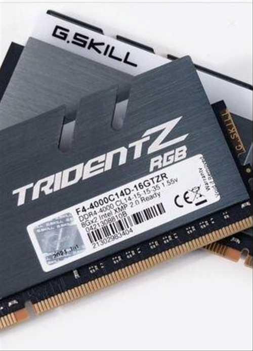 GSkill Trident Z RGB 4000c14 XMP на гарантии