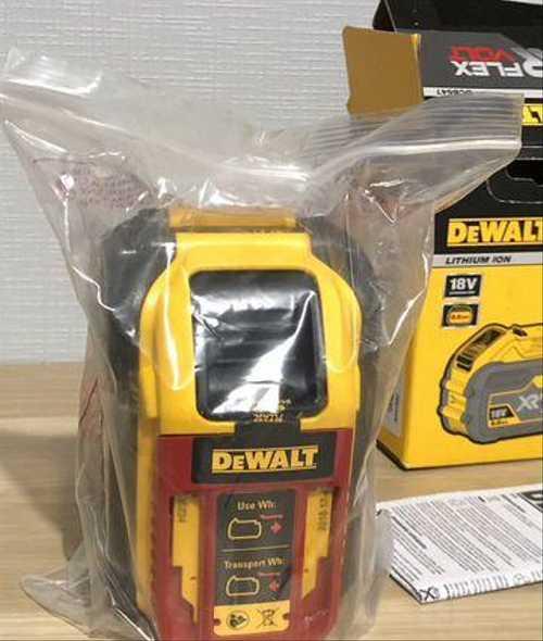 Аккумуляторы dewalt новые