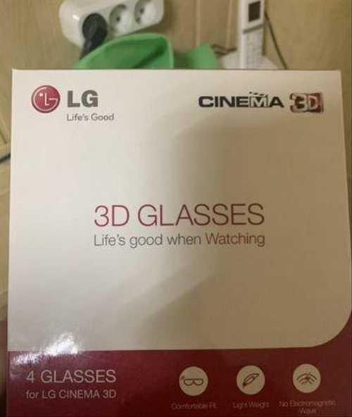 3D очки LG AG-F310 (4 шт)