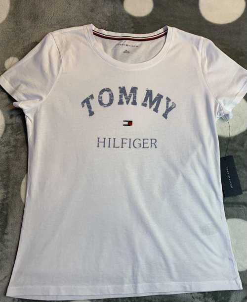 Новая Оригинальная Женская Футболка Tommy Hilfiger