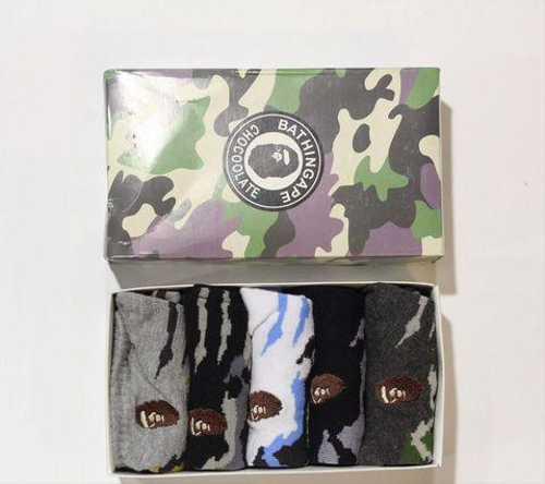 Носки Bape / Подарочный набор 5шт