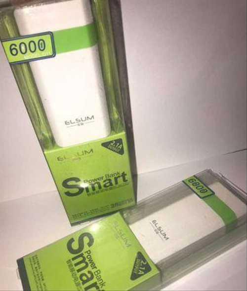 Повербанки на 6 000mAh