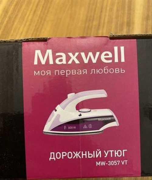 Утюг дорожный Maxwell
