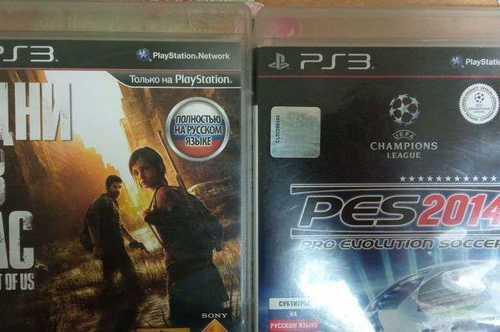 Игра для приставки ps3, the last of us, PES 2014