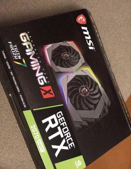 Msi rtx2070 super Gaming x