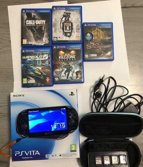 Sony PS Vita 1108 3g/wi-fi +16gb+ игры/чехол