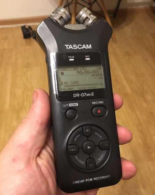 Tascam dr 07 mk ii рекордер в ремонт