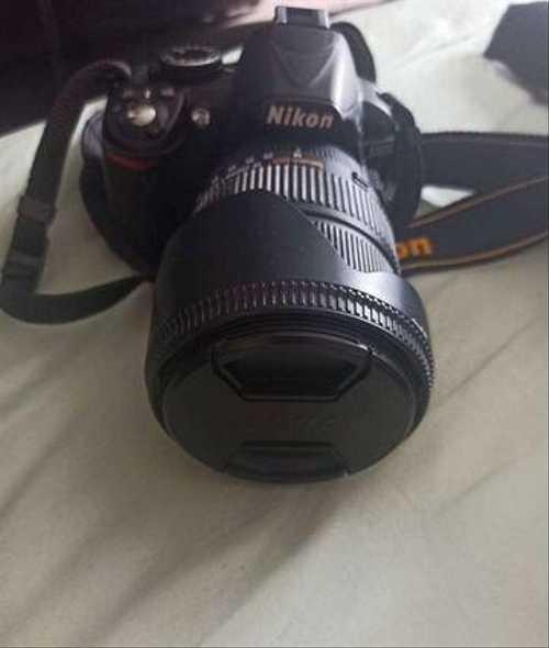 Фотоаппарат Nikon d3100 c объективом sigma