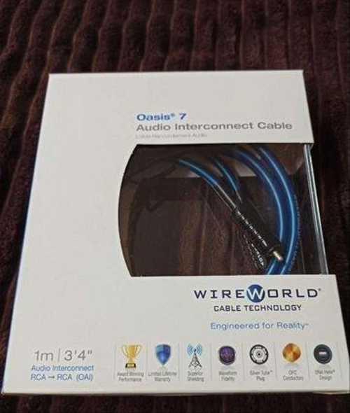 Wireworld oasis 7 межблочный кабель