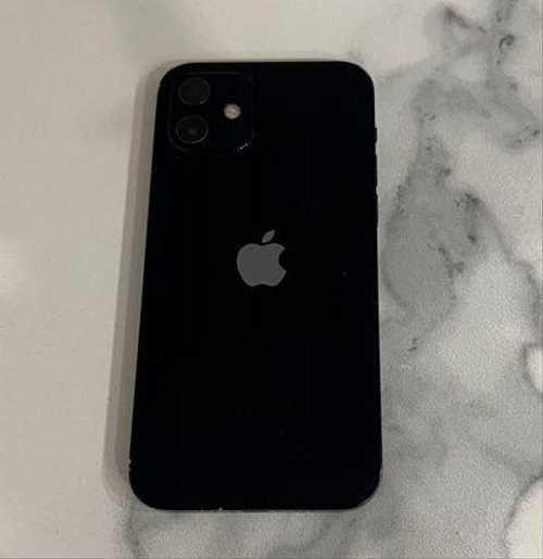 Телефон iPhone12 black 128gb